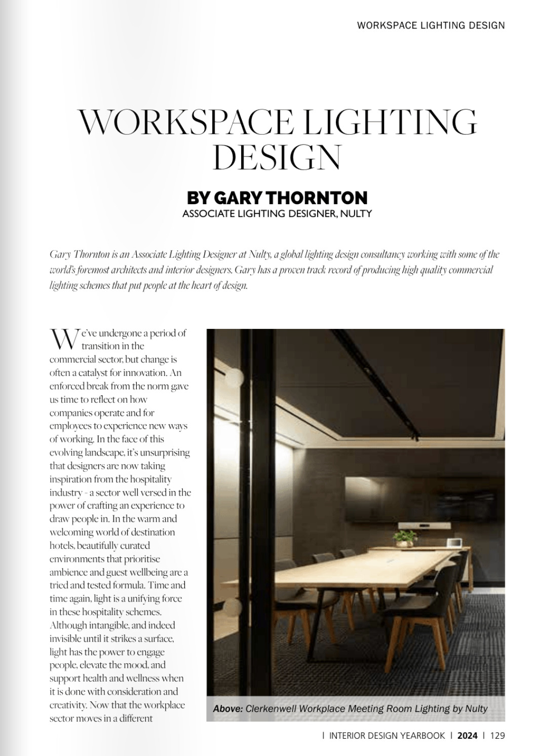 Workspace Lighting Design | Nulty | Lighting Design Consultants